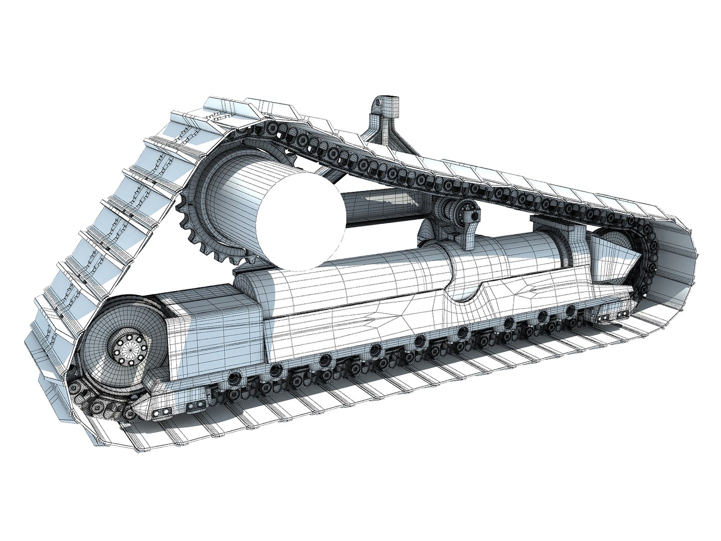 3D Excavator Track Model - TurboSquid 1390376
