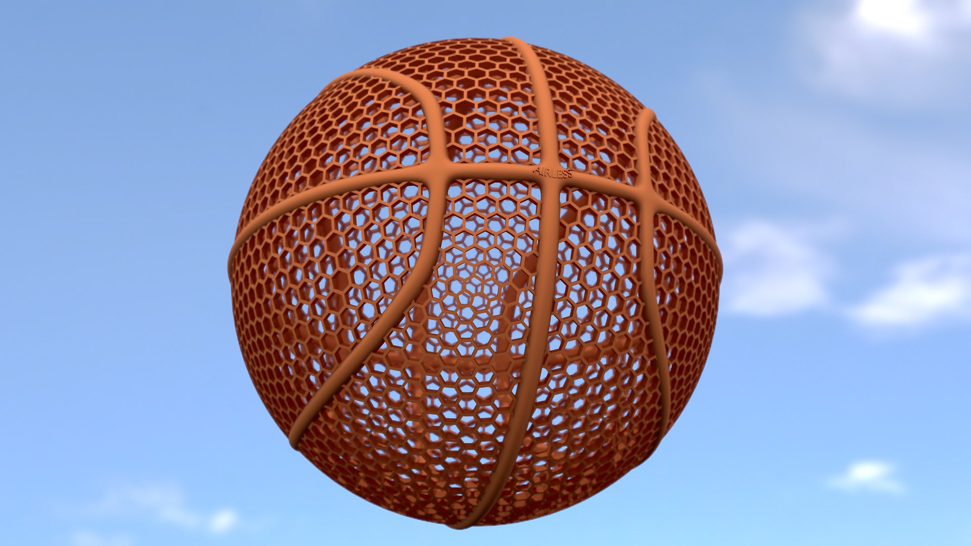 3D Airless Basketball - Realistic 3D Model Model - TurboSquid 2193239
