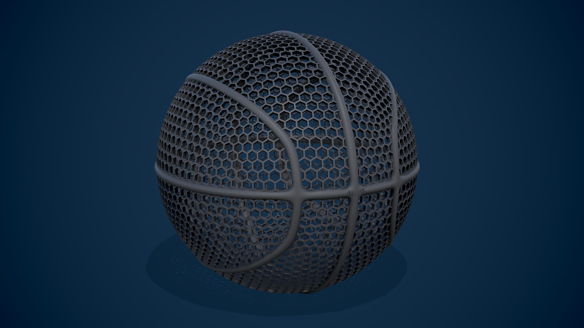 3D Airless Basketball - Realistic 3D Model Model - TurboSquid 2193239