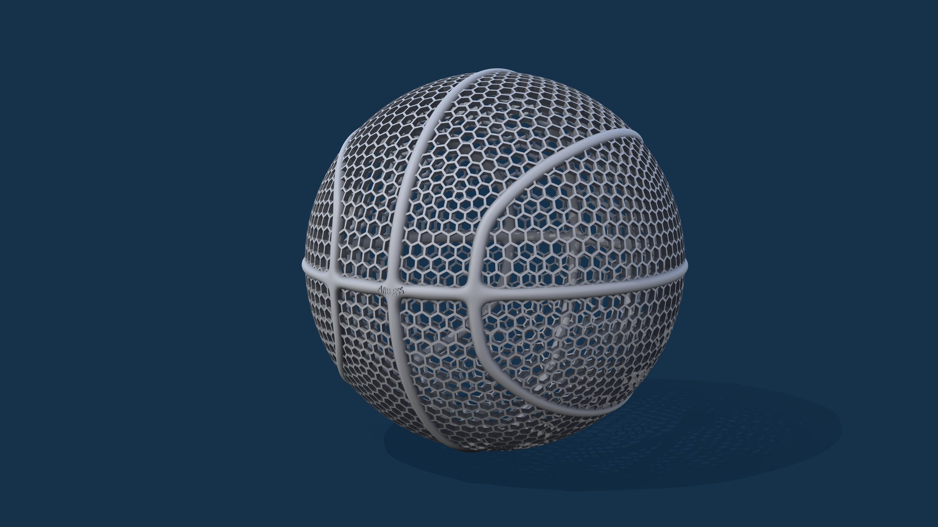 3D Airless Basketball - Realistic 3D Model Model - TurboSquid 2193239