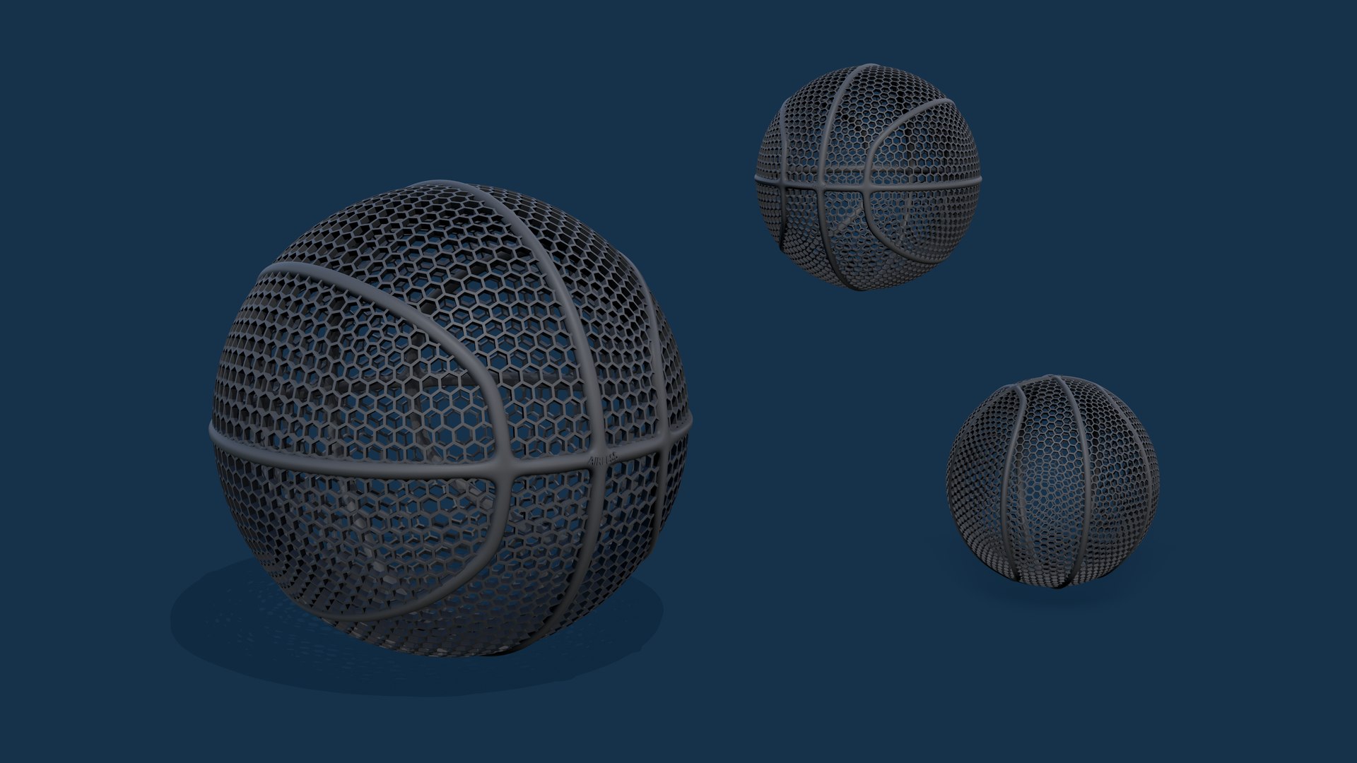 3D Airless Basketball - Realistic 3D Model Model - TurboSquid 2193239