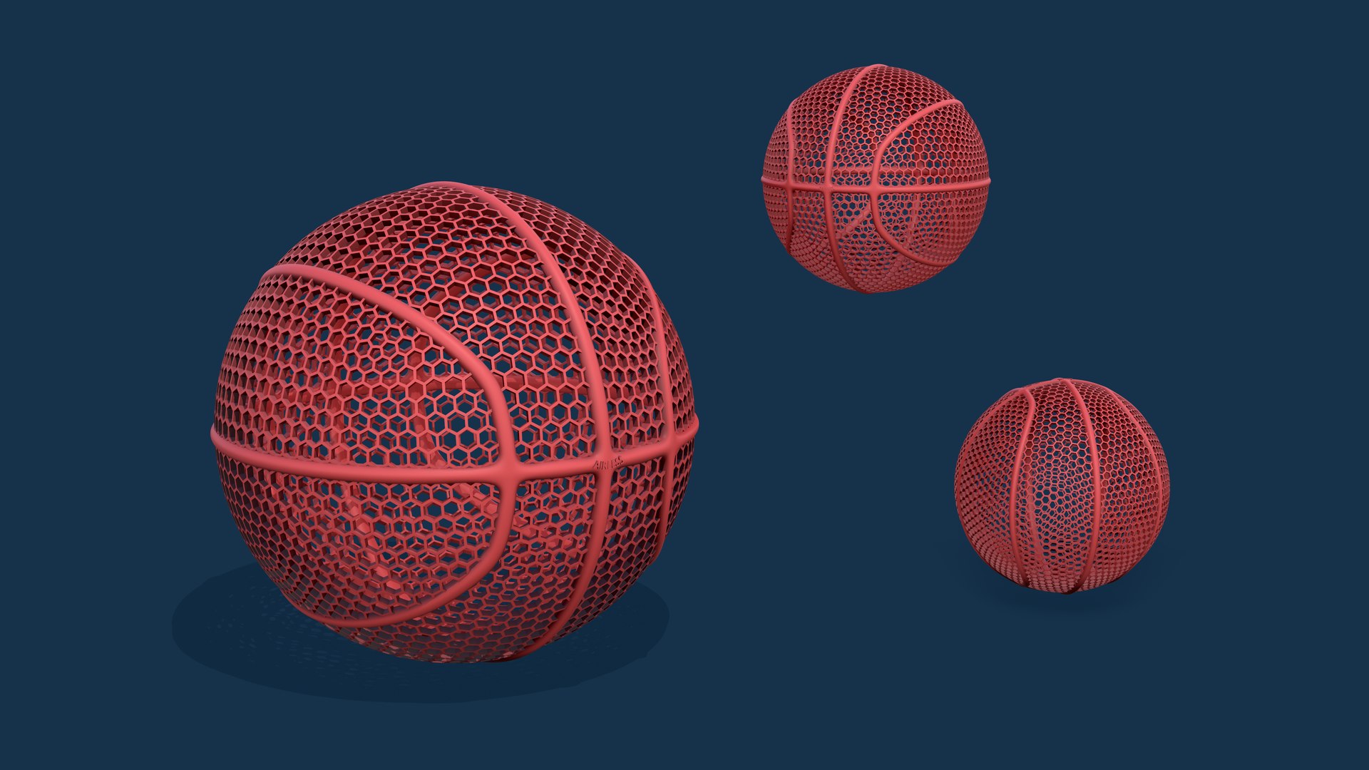 3D Airless Basketball - Realistic 3D Model Model - TurboSquid 2193239