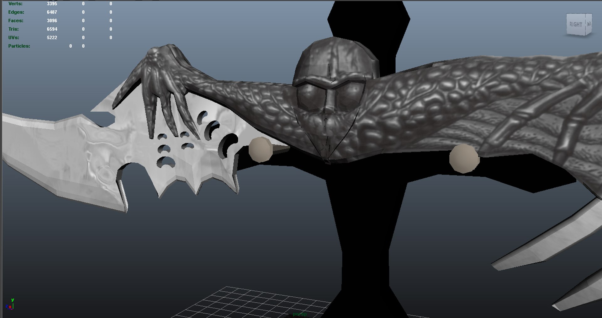 maya dagger blade weapons