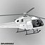 3d Eurocopter Generic White 355 Model