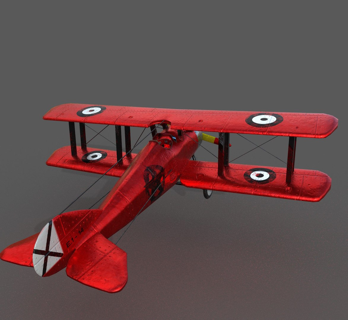E1 Plane 3D - TurboSquid 1398785