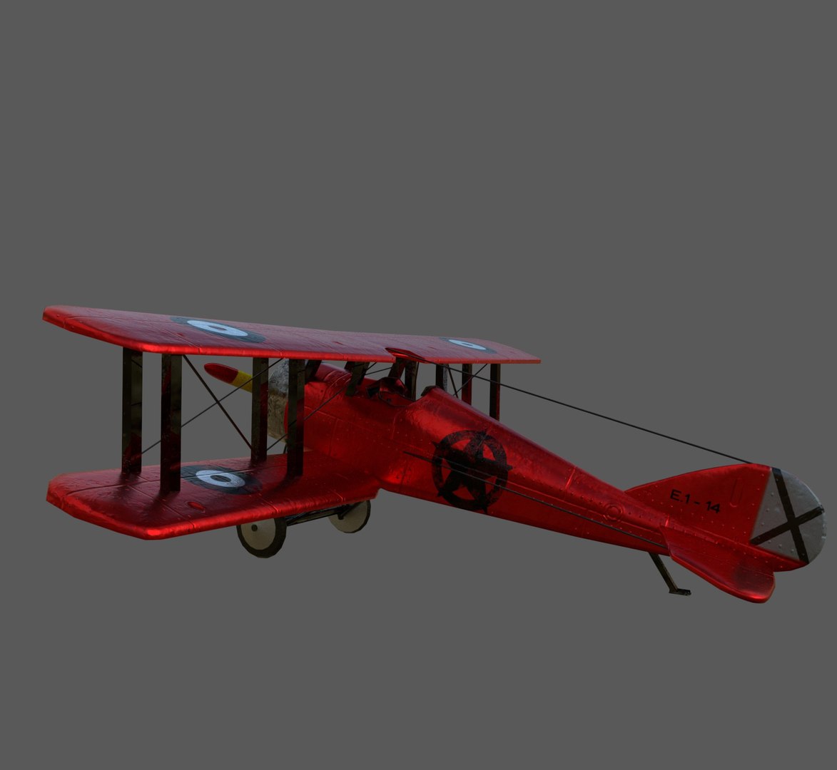 E1 Plane 3D - TurboSquid 1398785