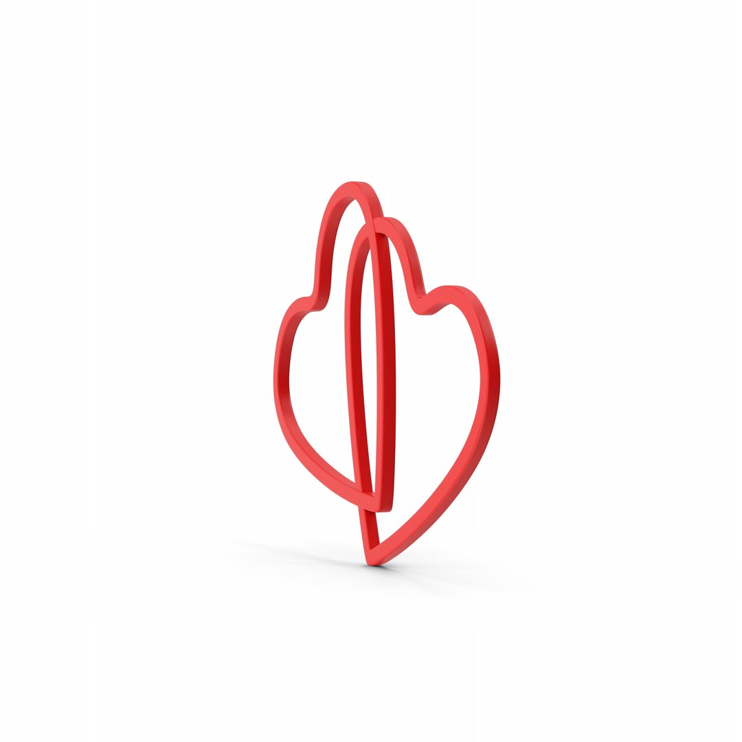 3D Red Heart Shapes Model - TurboSquid 2236983