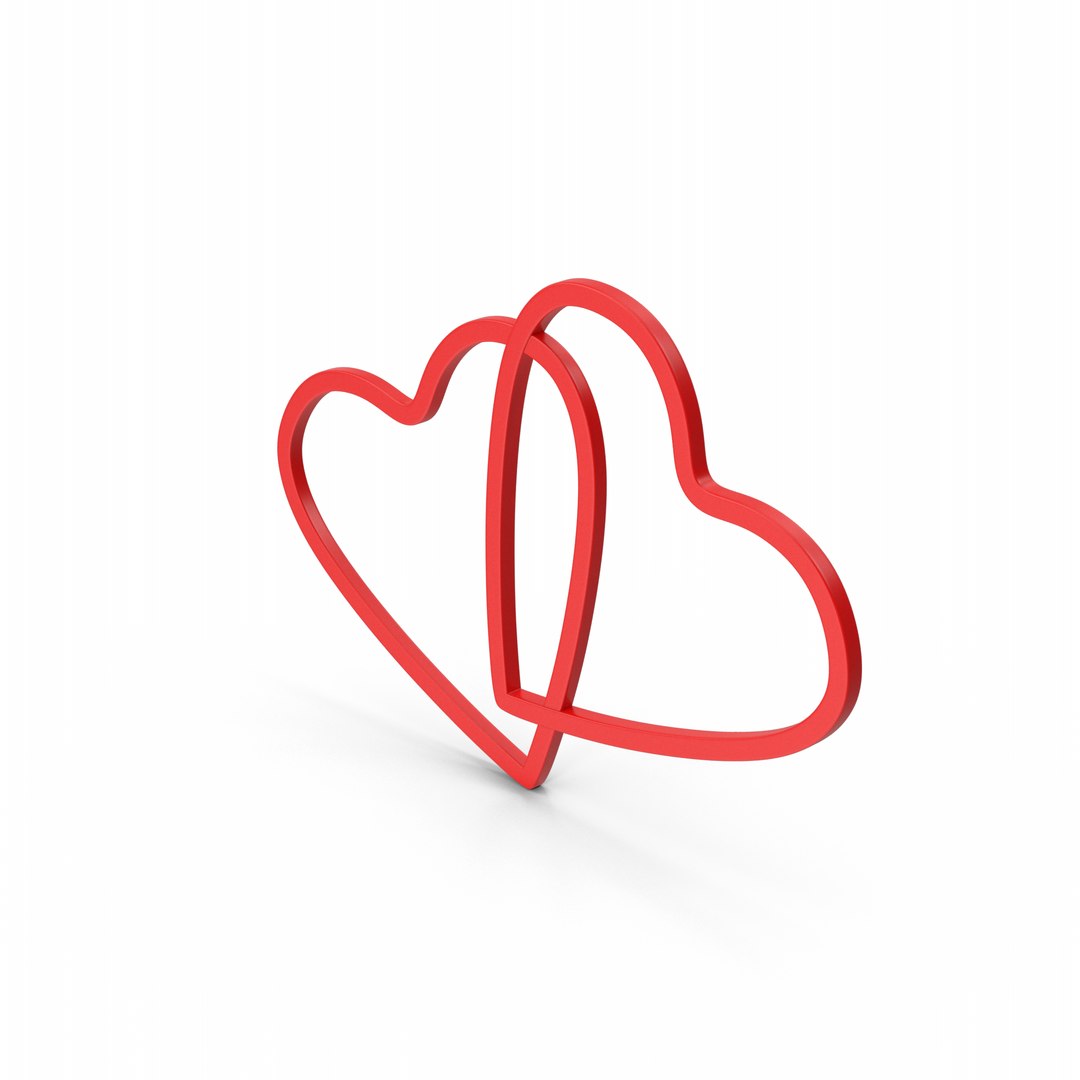 3D Red Heart Shapes Model - TurboSquid 2236983
