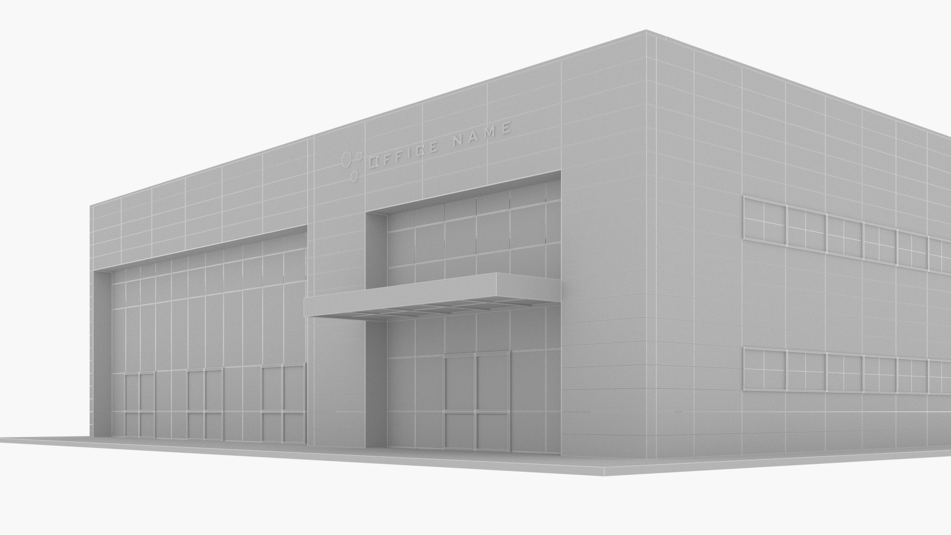 3D Commercial Building Model - TurboSquid 2349005