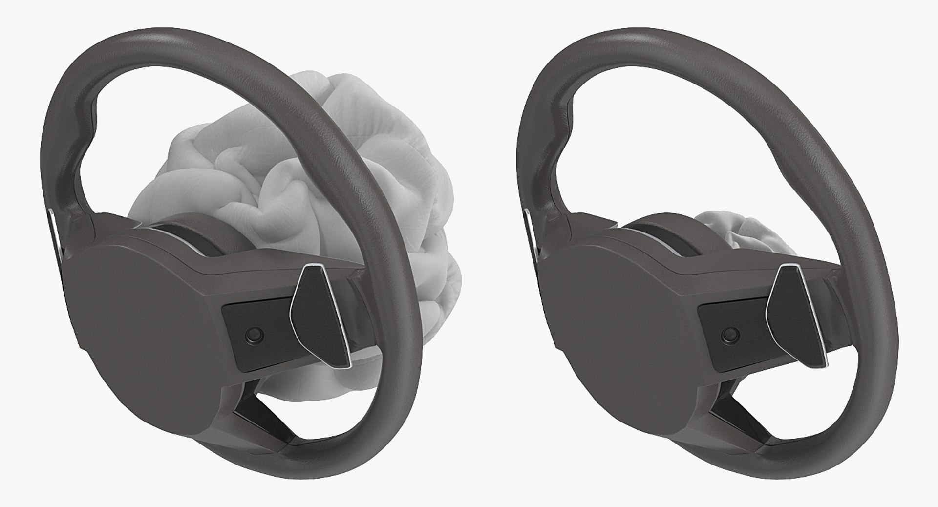 3D steering wheel airbag animation - TurboSquid 1492083