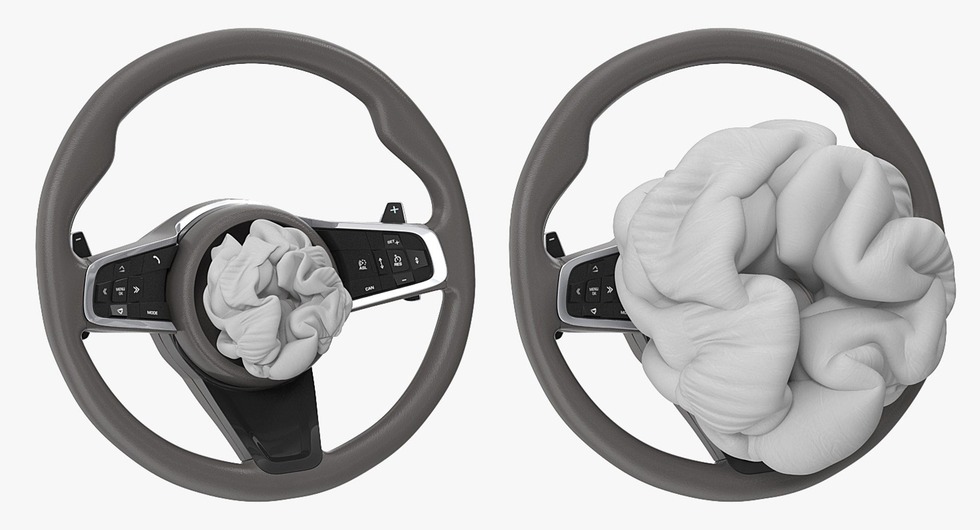 3D steering wheel airbag animation - TurboSquid 1492083