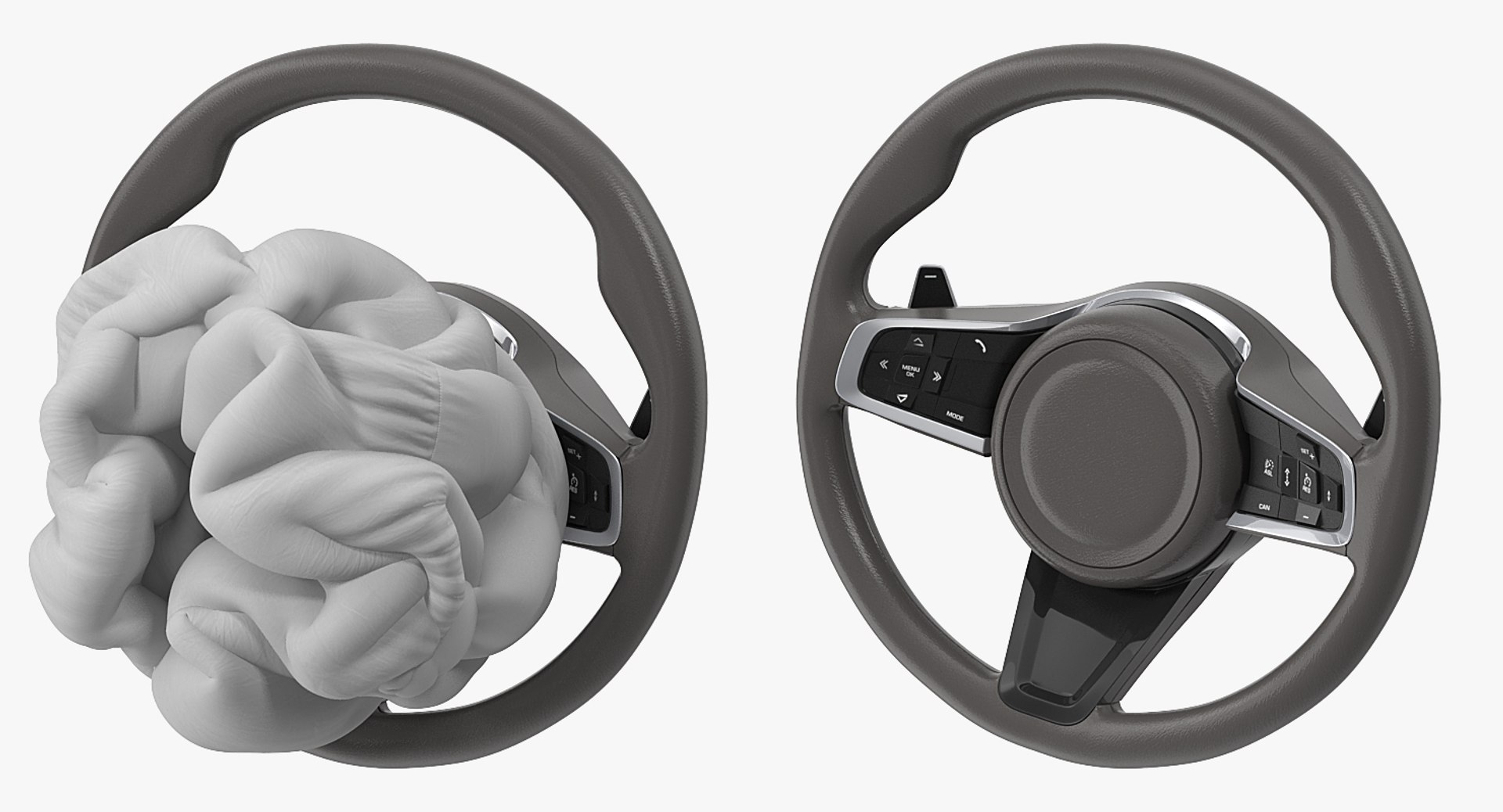 3D steering wheel airbag animation - TurboSquid 1492083