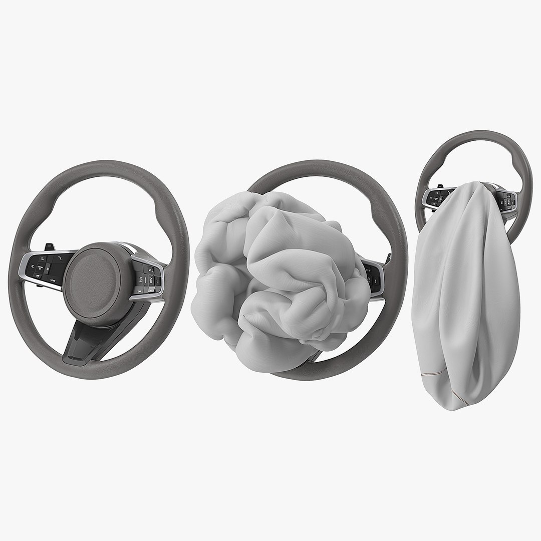 3D steering wheel airbag animation - TurboSquid 1492083