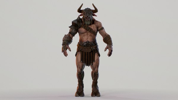 Armored Minotaur 3D model - TurboSquid 1796906