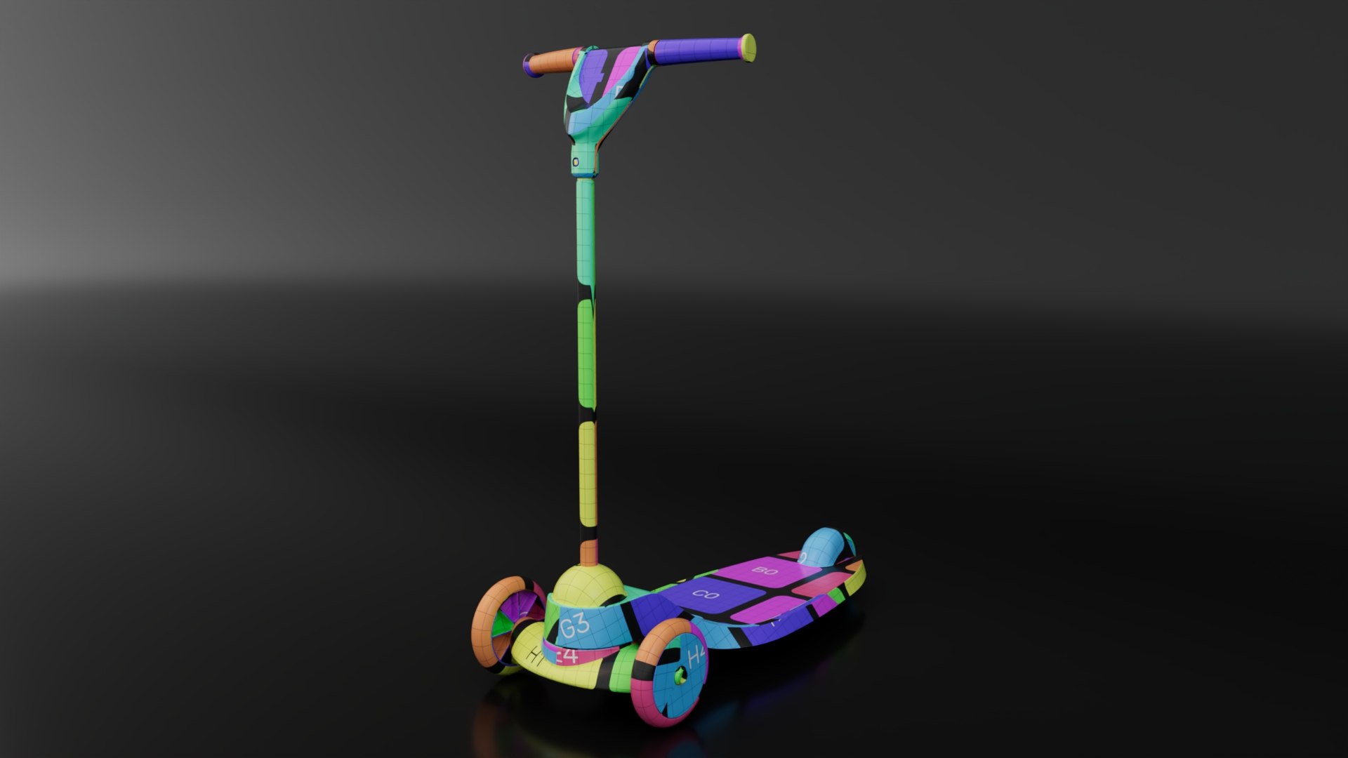 Free 3D Model Kick Scooter Toy - TurboSquid 2329890