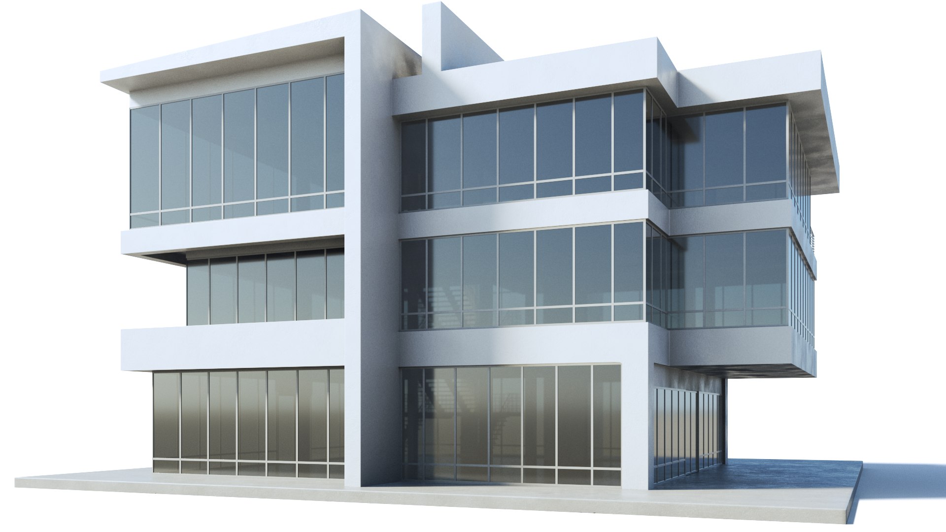 3D Office Building - TurboSquid 2139519