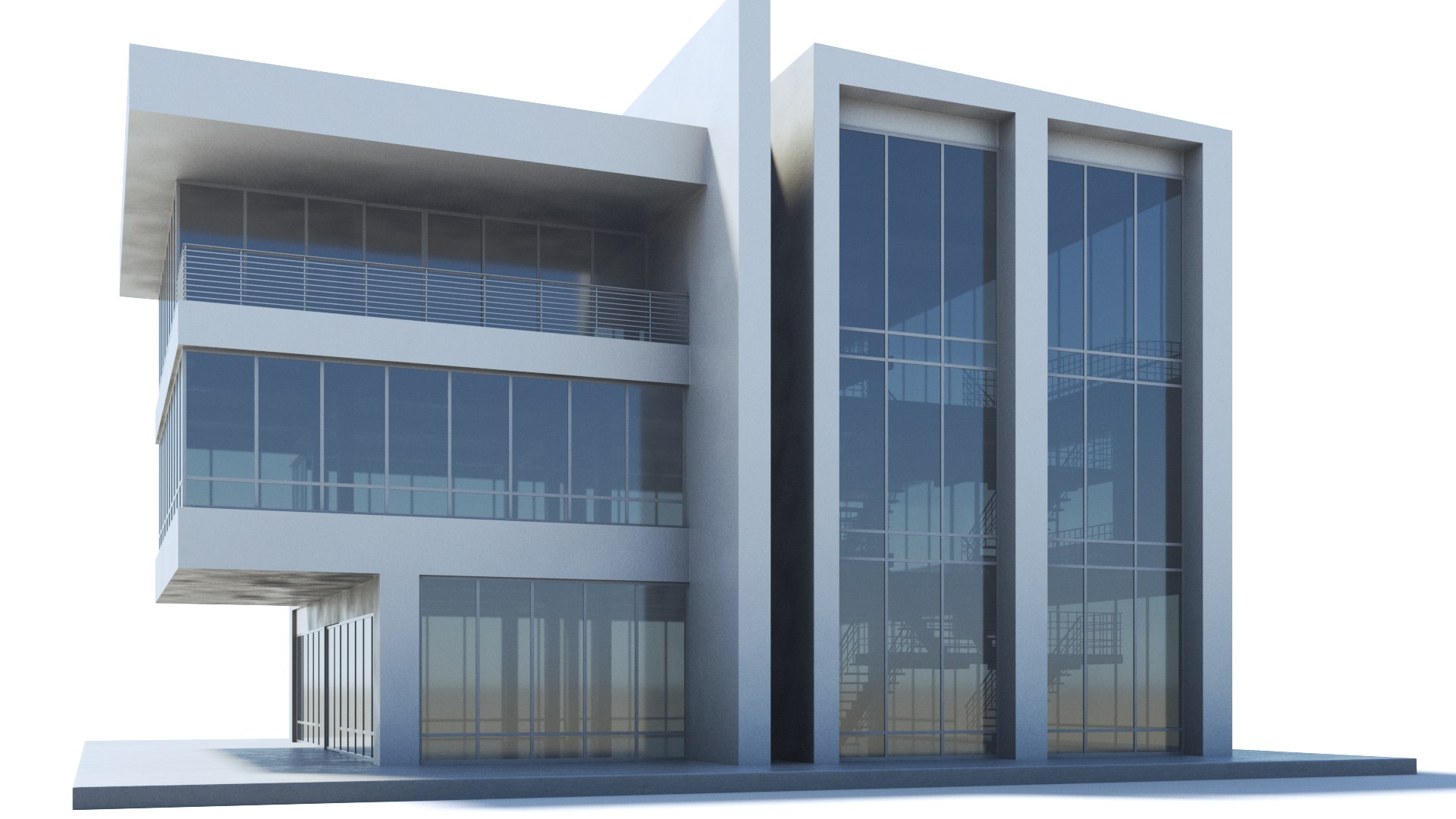 3D Office Building - TurboSquid 2139519