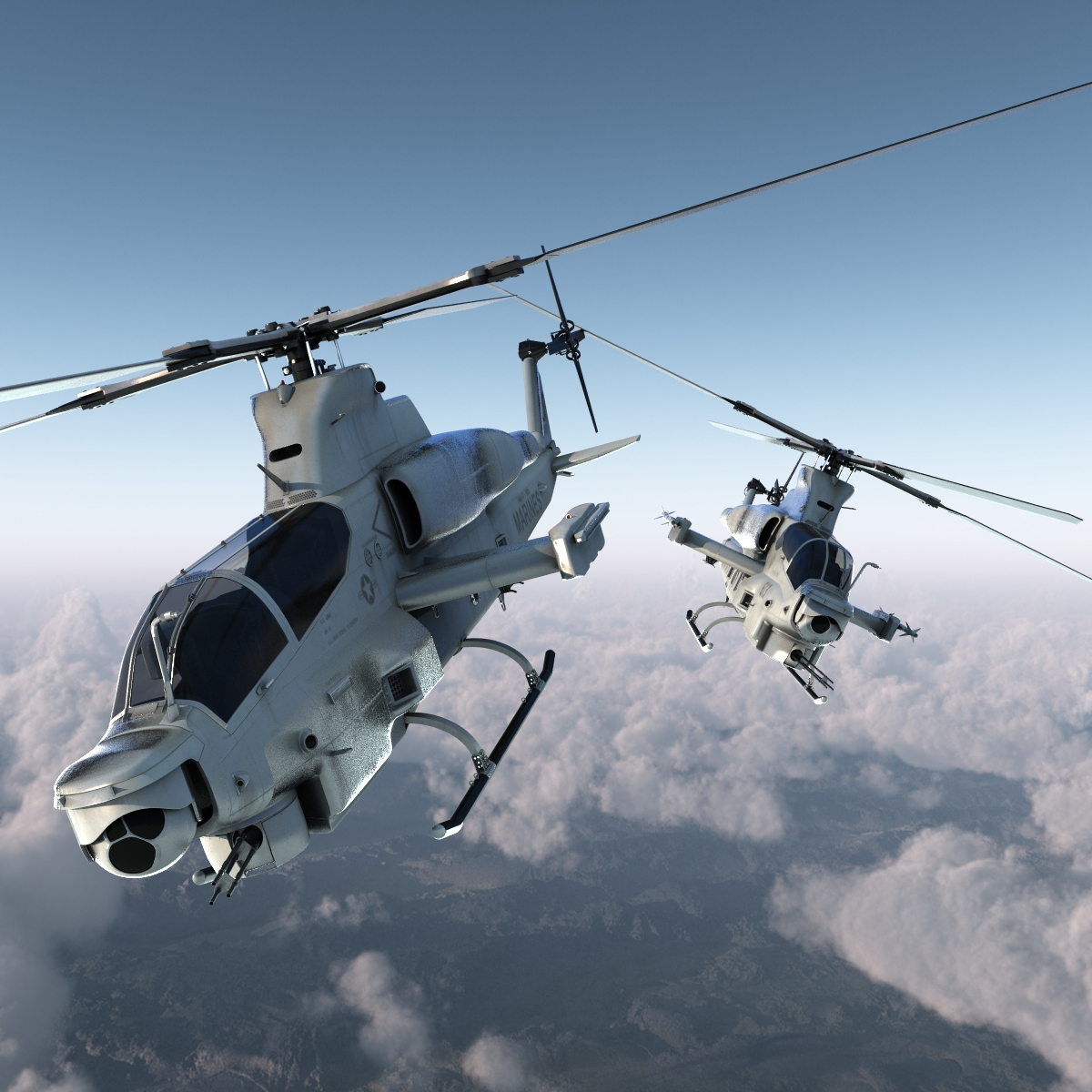 max attack helicopter bell ah