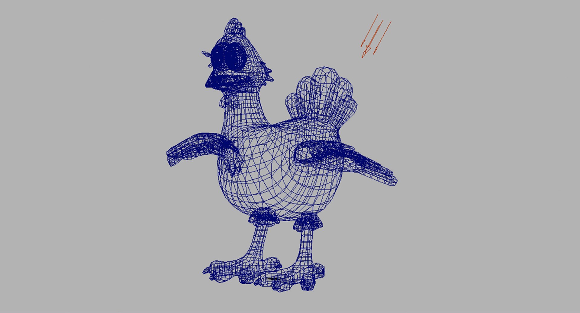Cartoon chicken rigged morphs model - TurboSquid 1246856
