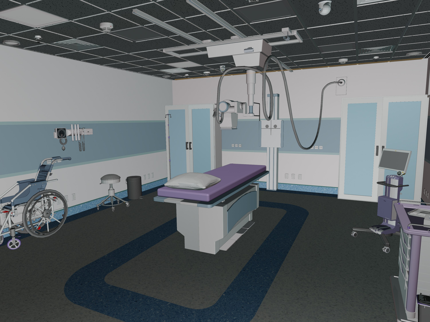 3D Doctors Office-X-ray Room - TurboSquid 1745286