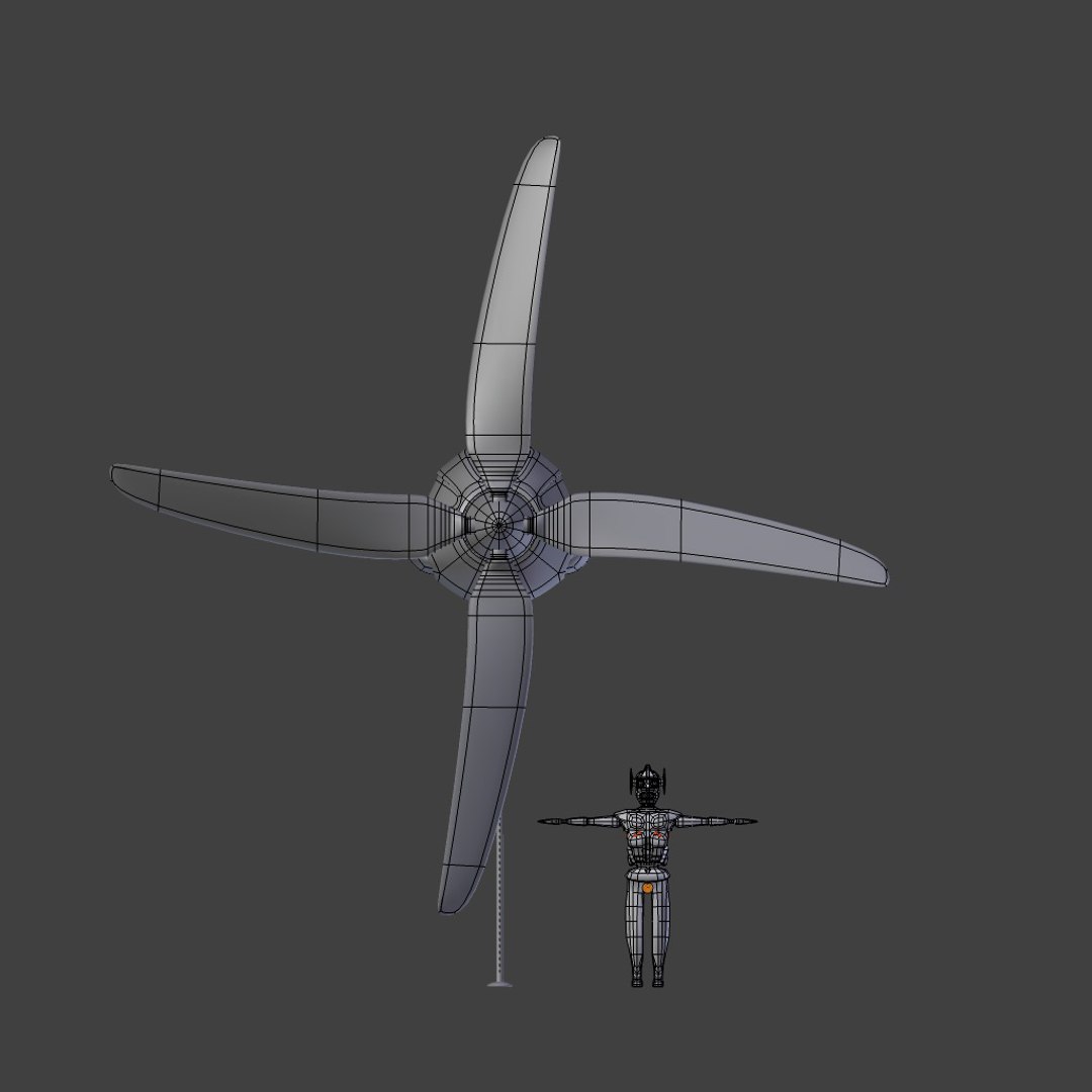 3d Propeller Motors Model