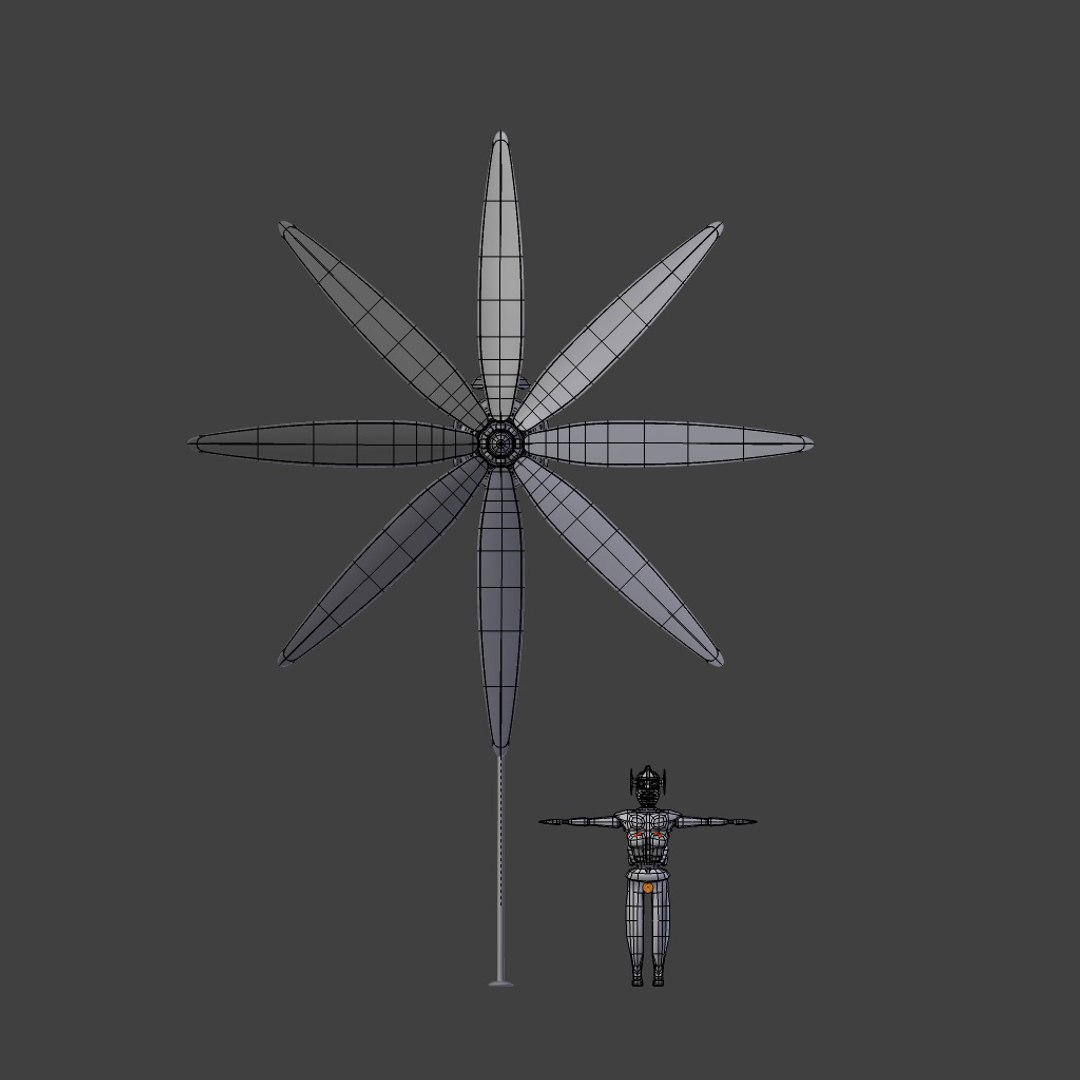 3d Propeller Motors Model
