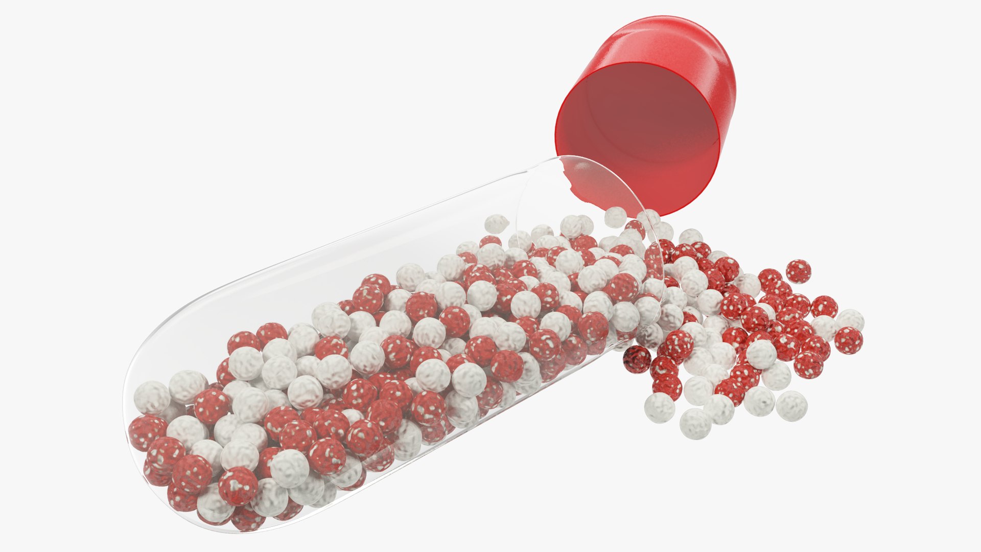Opened Capsule 3D Model - TurboSquid 1553798