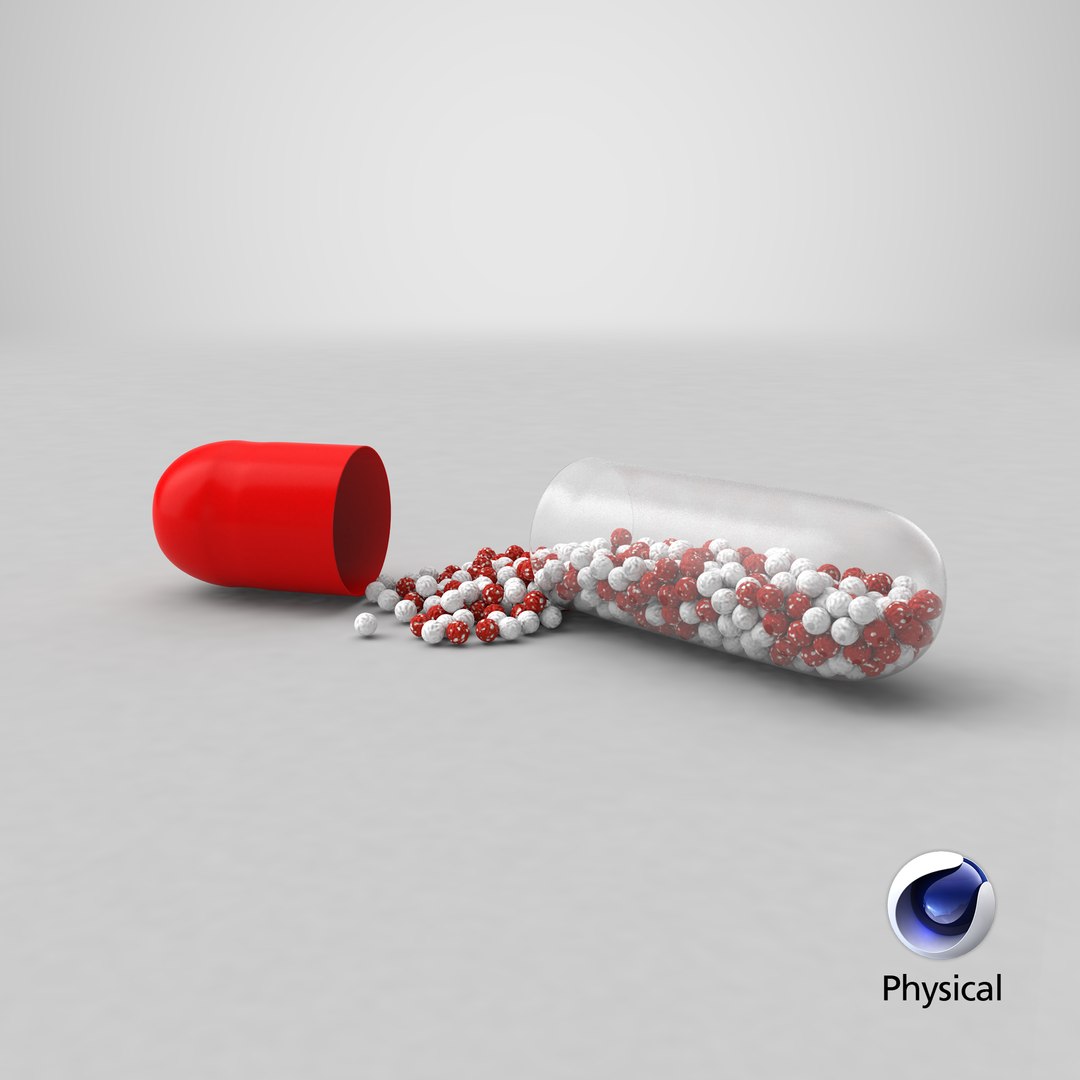 Opened Capsule 3D Model - TurboSquid 1553798