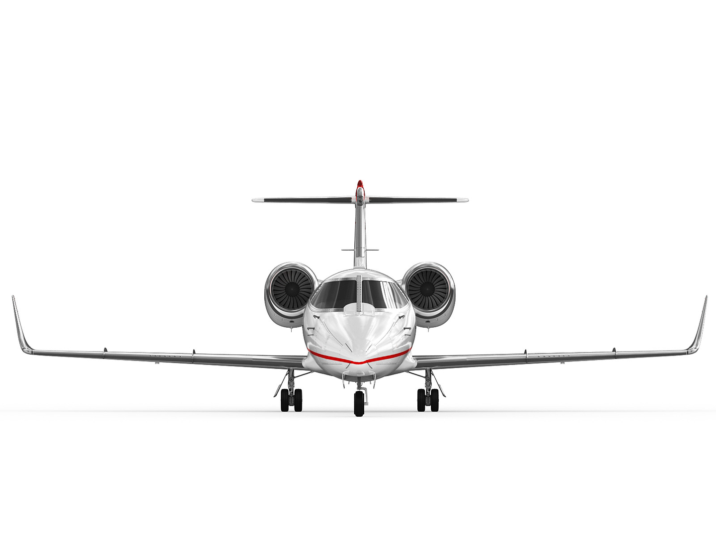 3d learjet 60 jet
