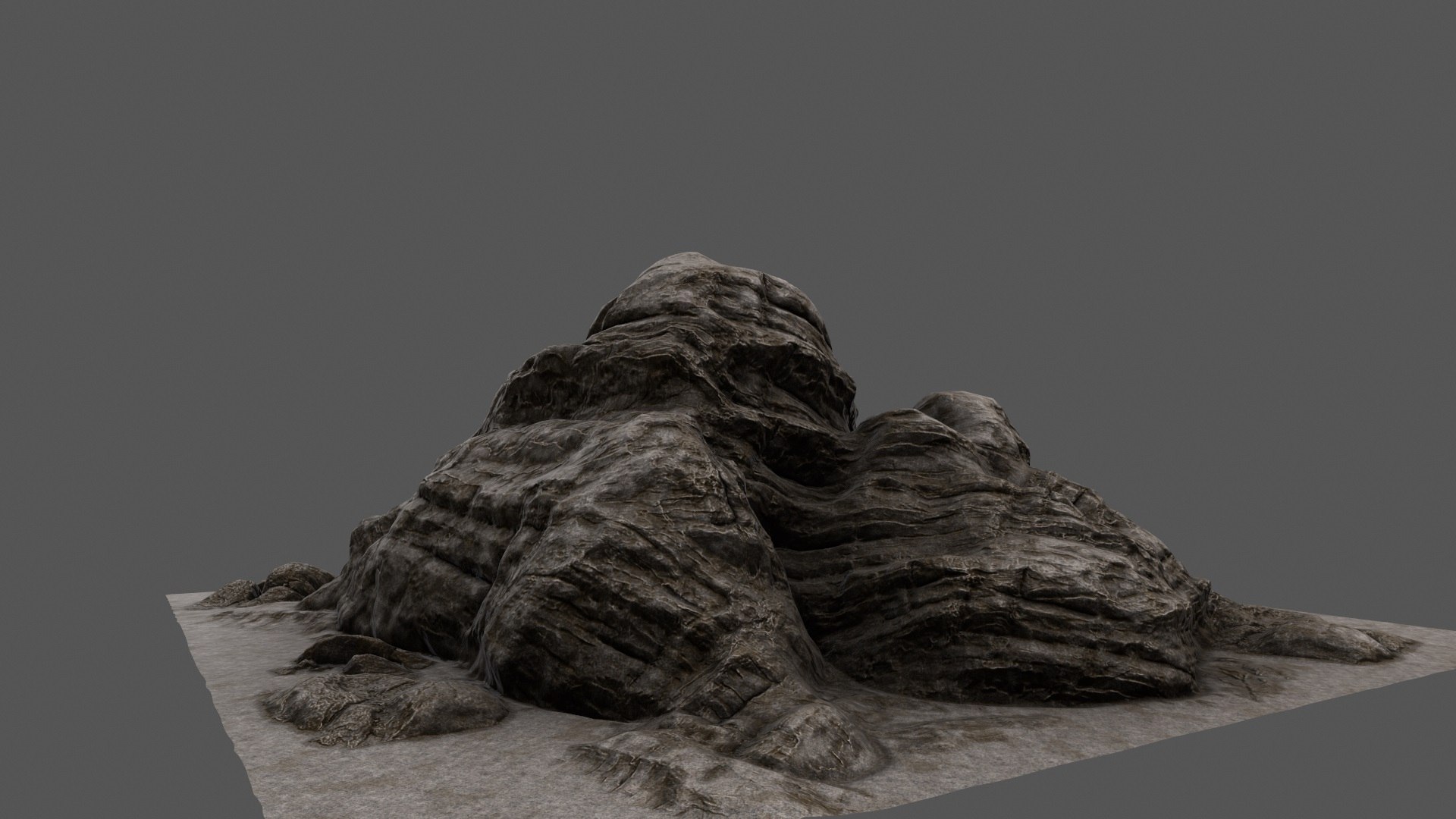 mountain mount 3d model