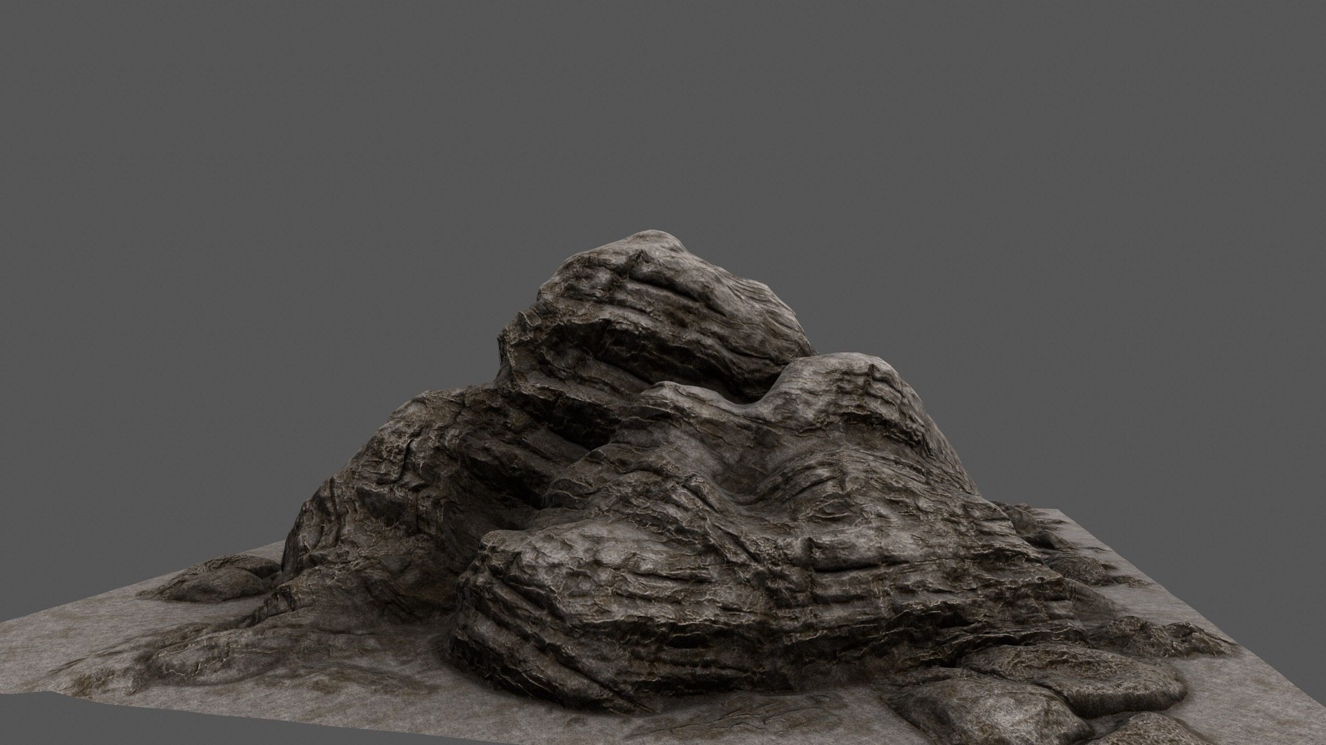 mountain mount 3d model
