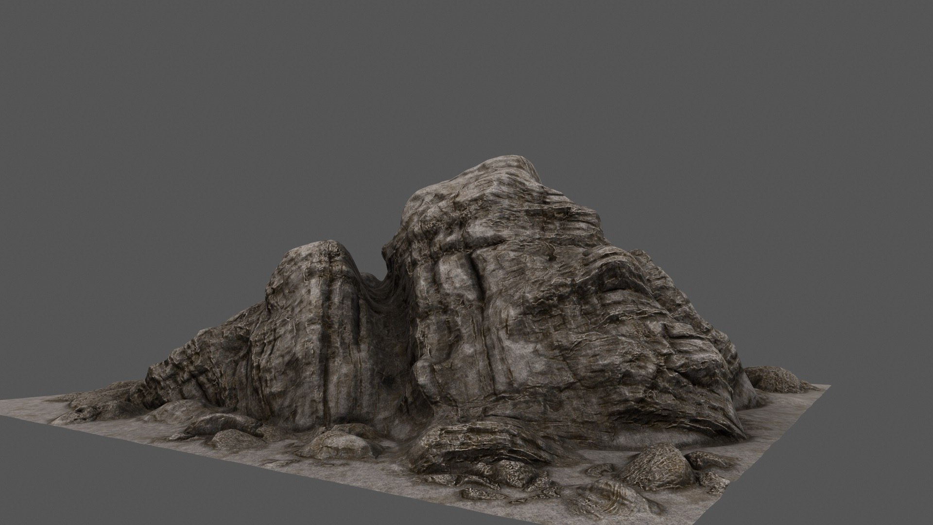 mountain mount 3d model