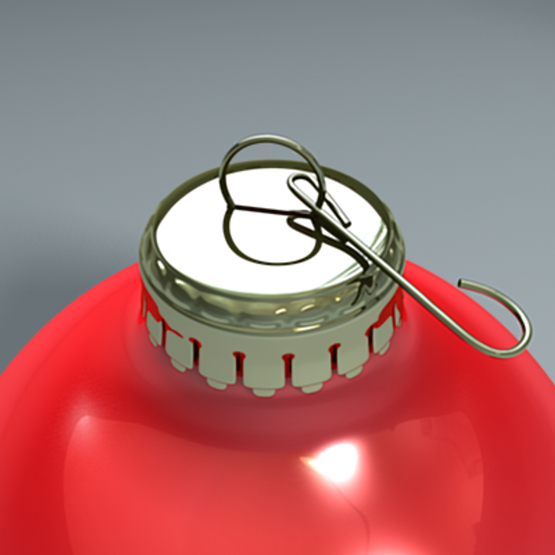 christmas bulb 3d model