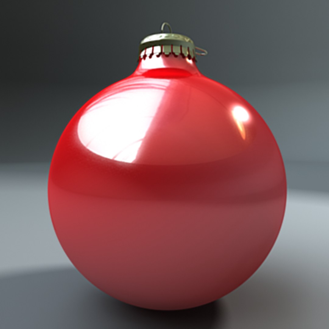 Christmas Bulb 3d Model