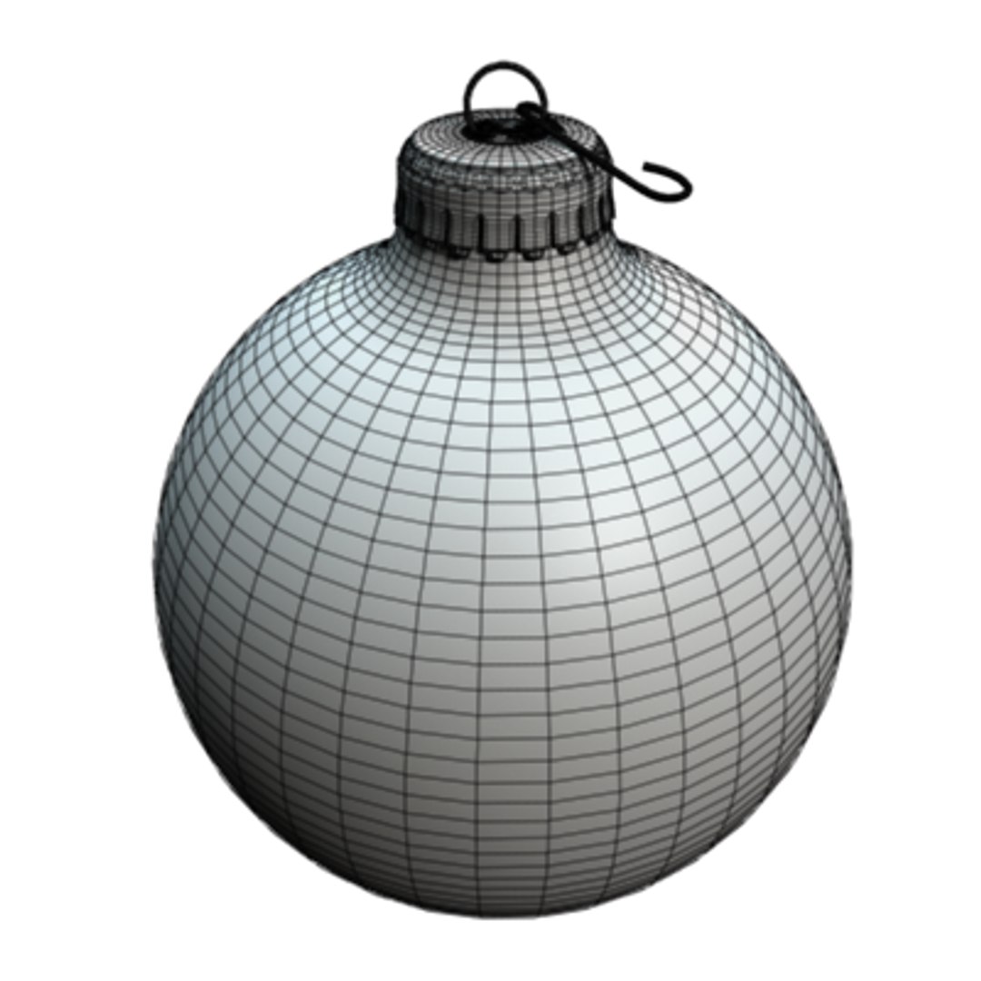 Christmas Bulb 3d Model