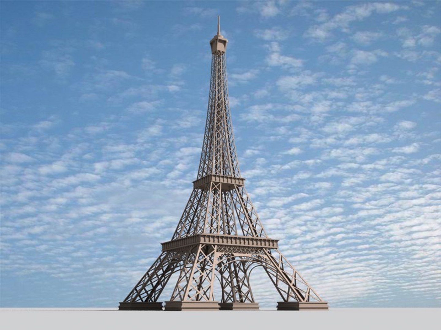 Eiffel Tower 3d Model