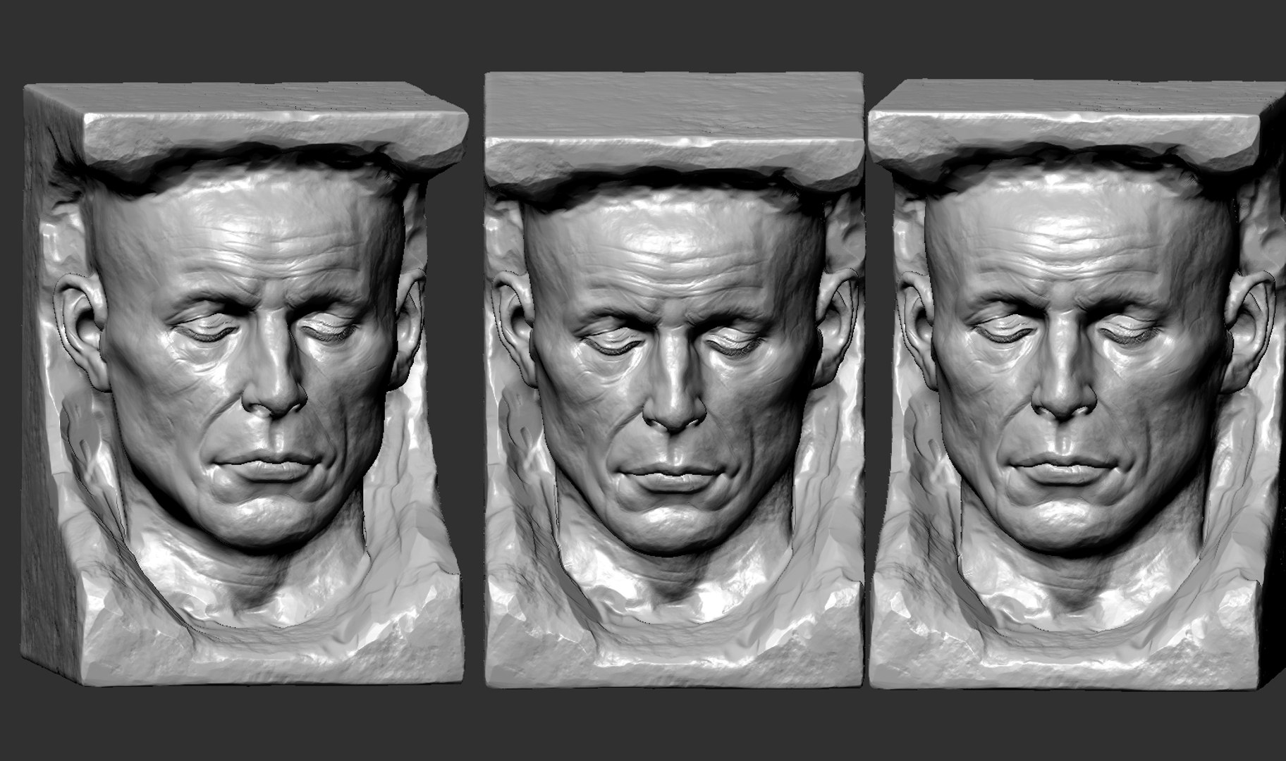 3D Man Stone Rock Model - TurboSquid 1335325
