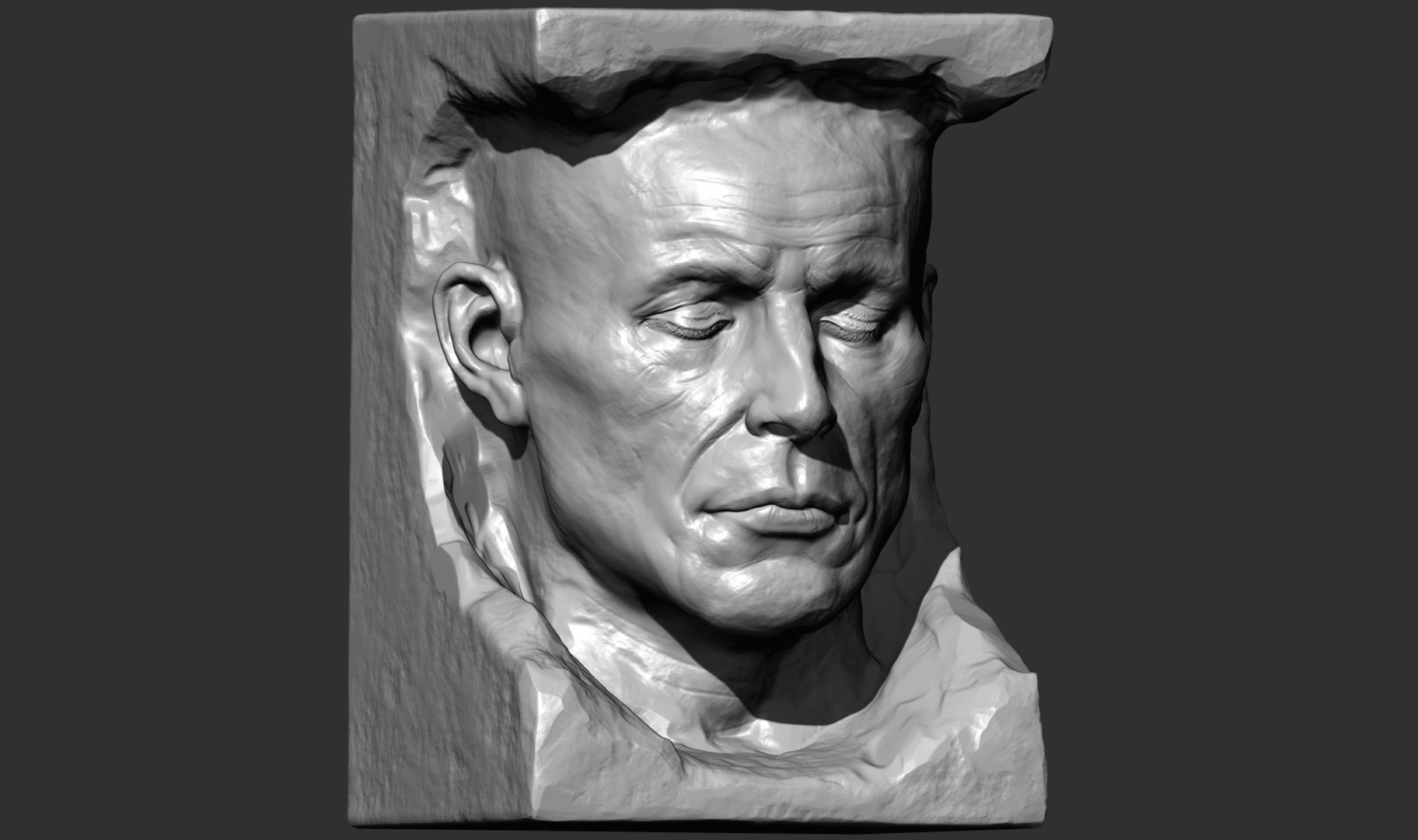 3D Man Stone Rock Model - TurboSquid 1335325