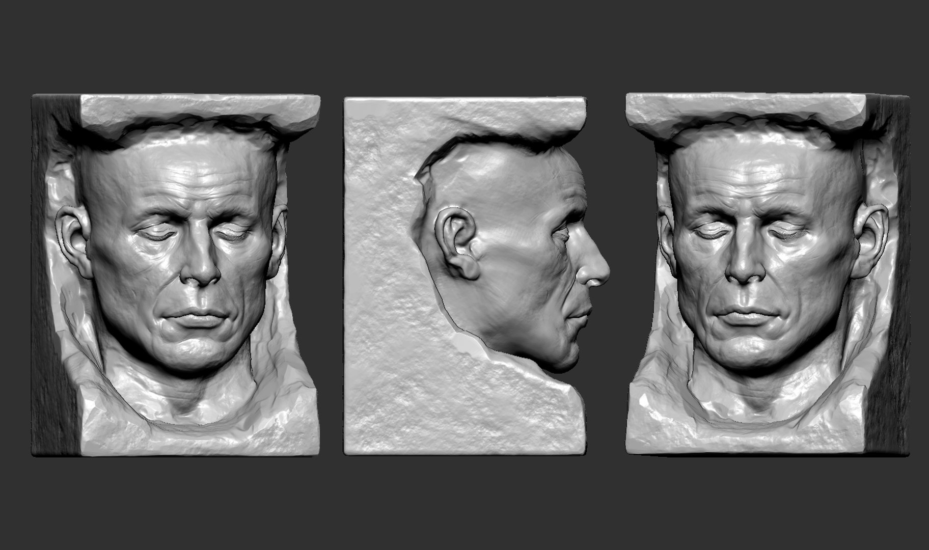 3D Man Stone Rock Model - TurboSquid 1335325
