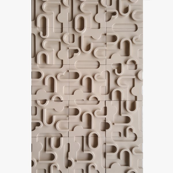 3D LONDON CONCRETE WALL TILE model - TurboSquid 1825759
