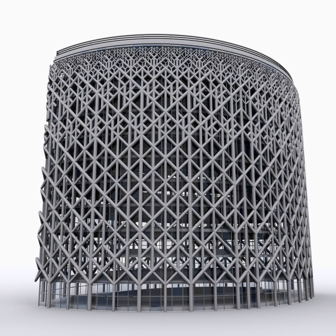 3d modern skyscraper model