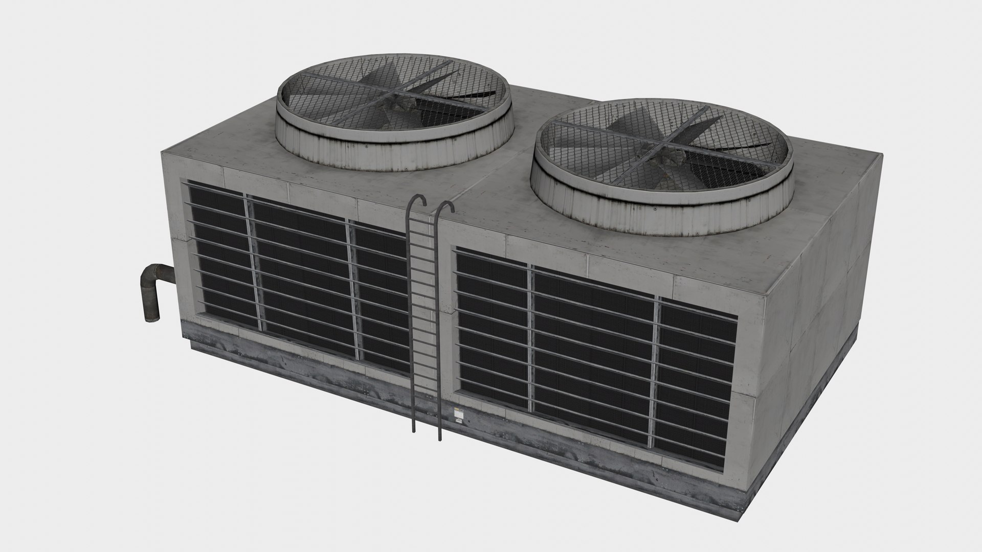 Free 3D 17 In 1 Rooftop Props Trial Pack - Game Assets - Low Poly ...