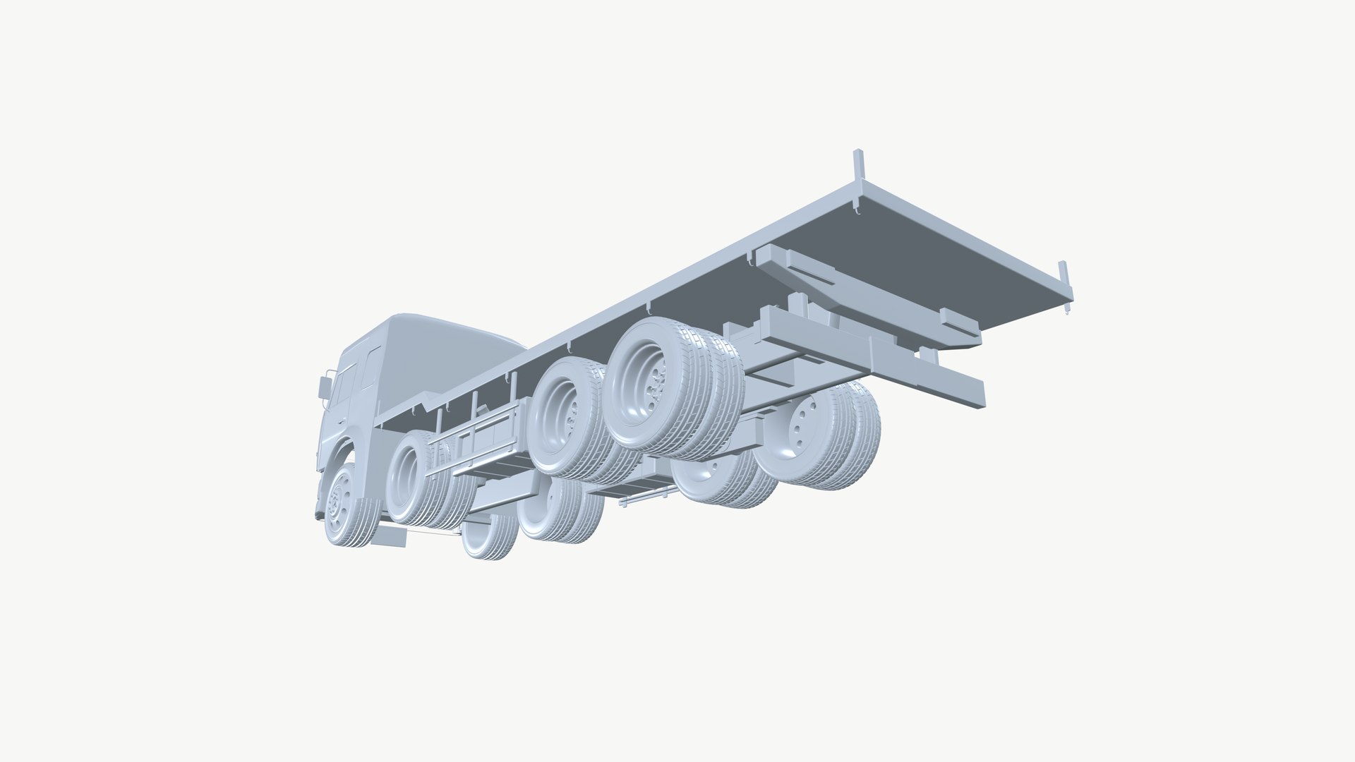 Goods Carrier Truck 3D Model - TurboSquid 2271754