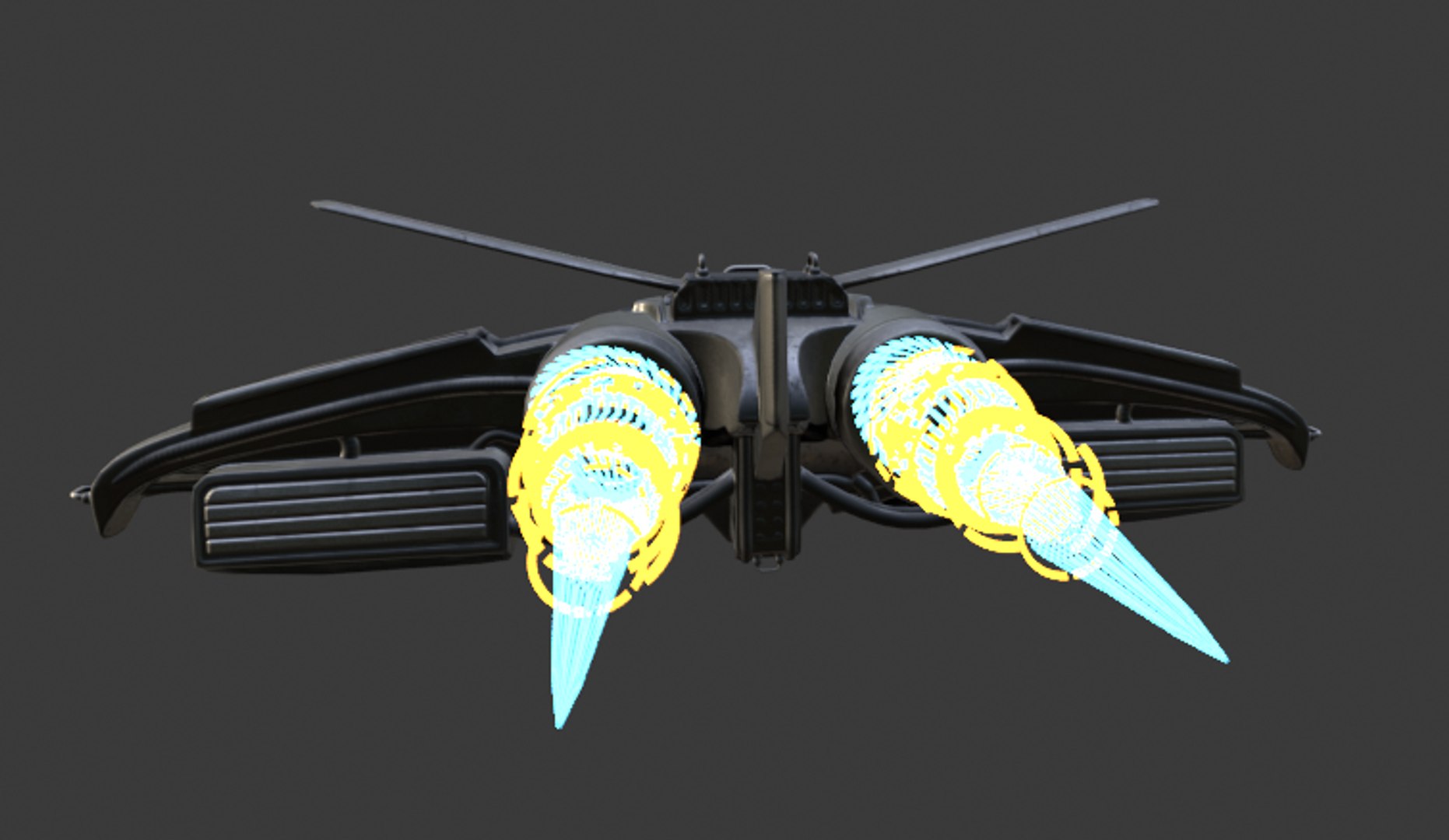 Intergalactic Spaceship 3D Model - TurboSquid 1528246