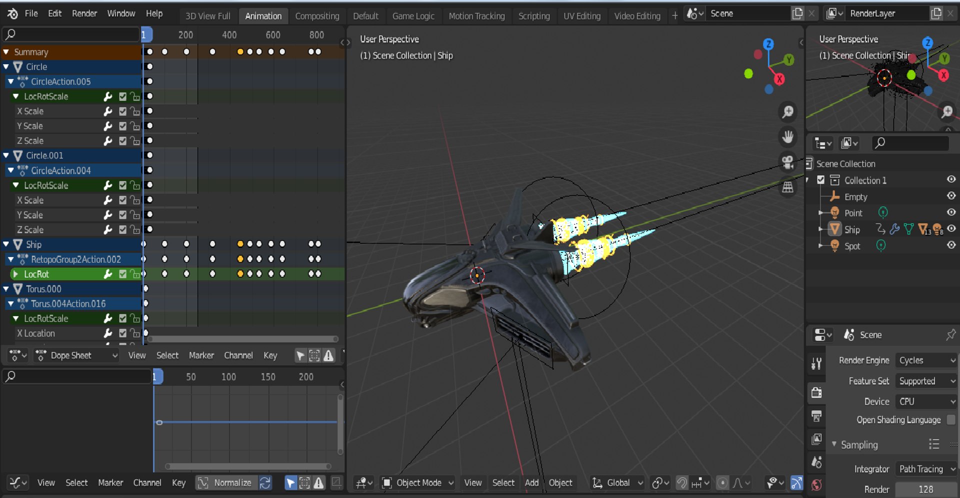 Intergalactic Spaceship 3D Model - TurboSquid 1528246