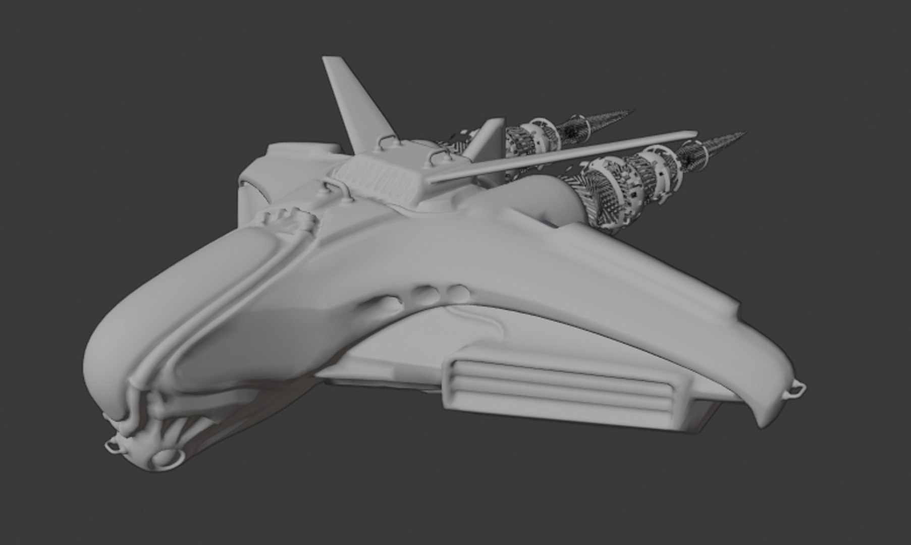 Intergalactic Spaceship 3D Model - TurboSquid 1528246