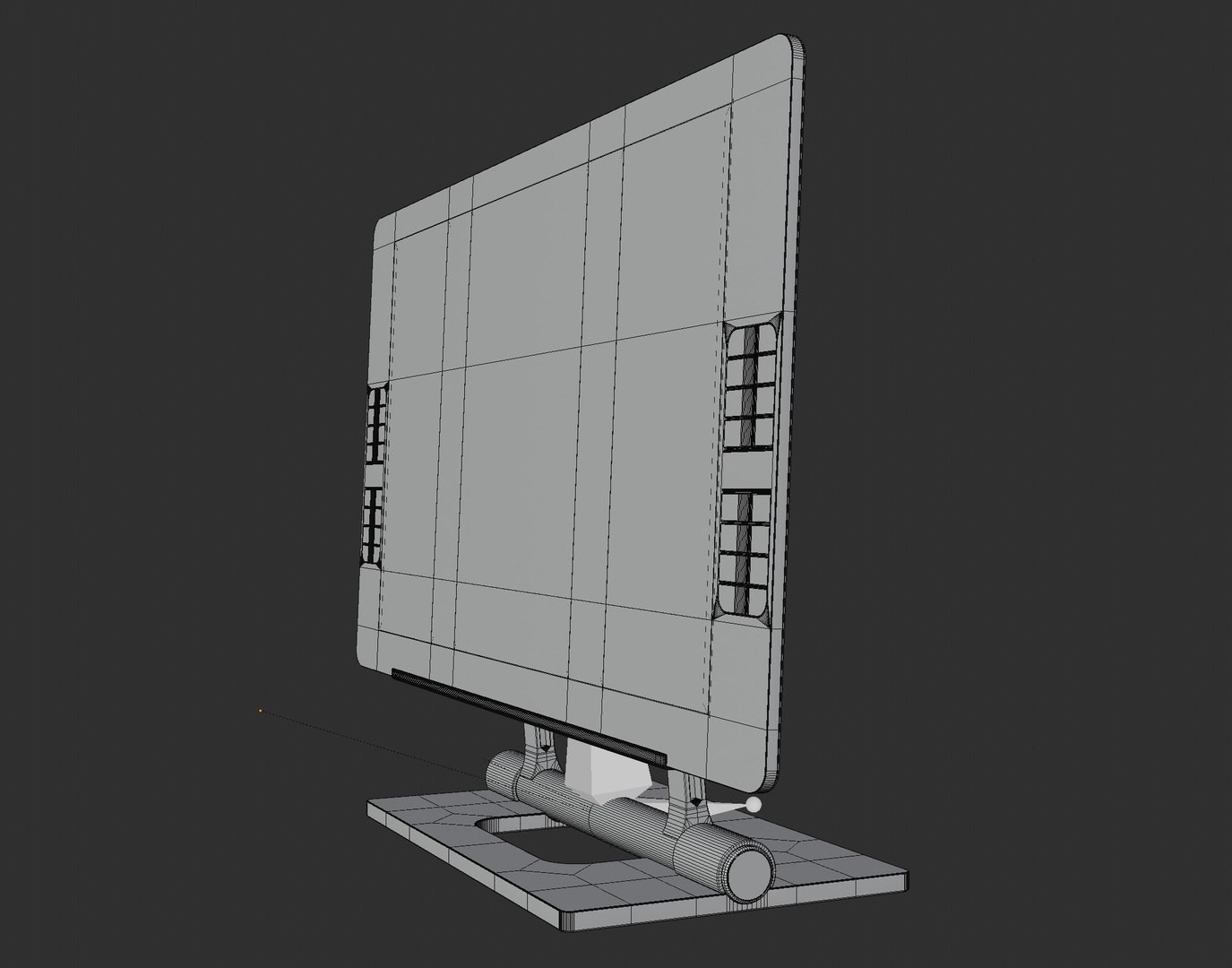 Screen Drawing Monitor 3D Model - TurboSquid 1459585