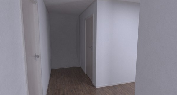 modern house interior 3d model