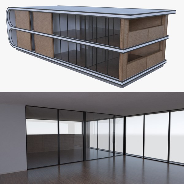 modern house interior 3d model