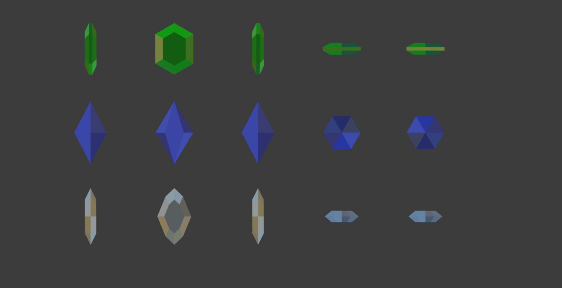 3D model gemstone diamond snow - TurboSquid 1672318